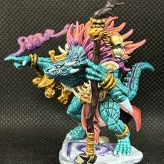 3D Printable Frostheart Lizardmen (Complete Set - 45) by Artisan Guild