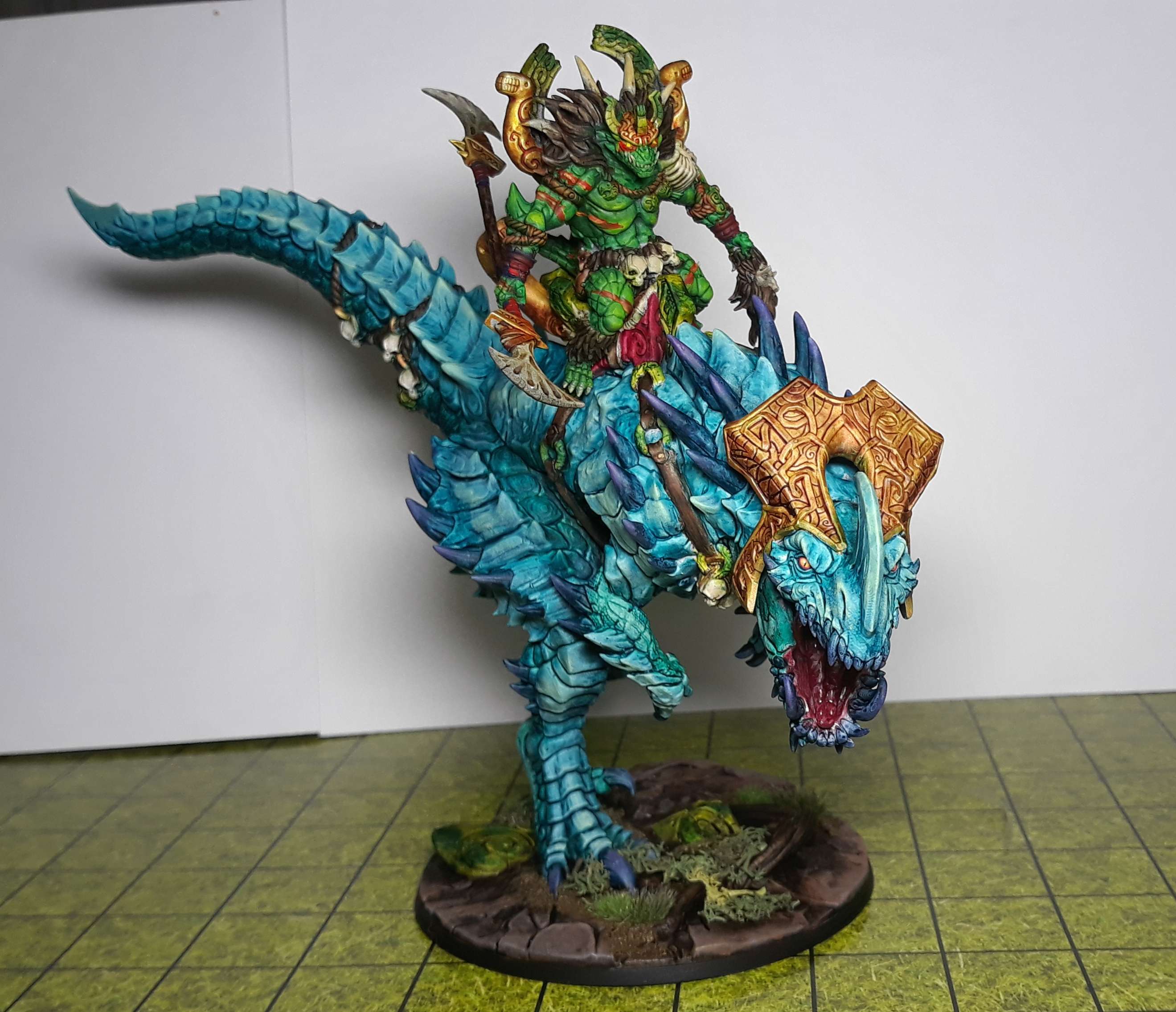 3D Printable Frostheart Lizardmen (Complete Set - 45) by Artisan Guild