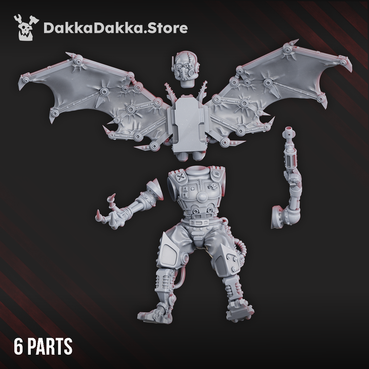 3D Printable Machine Cult Sky Stalker by dakkadakka.store