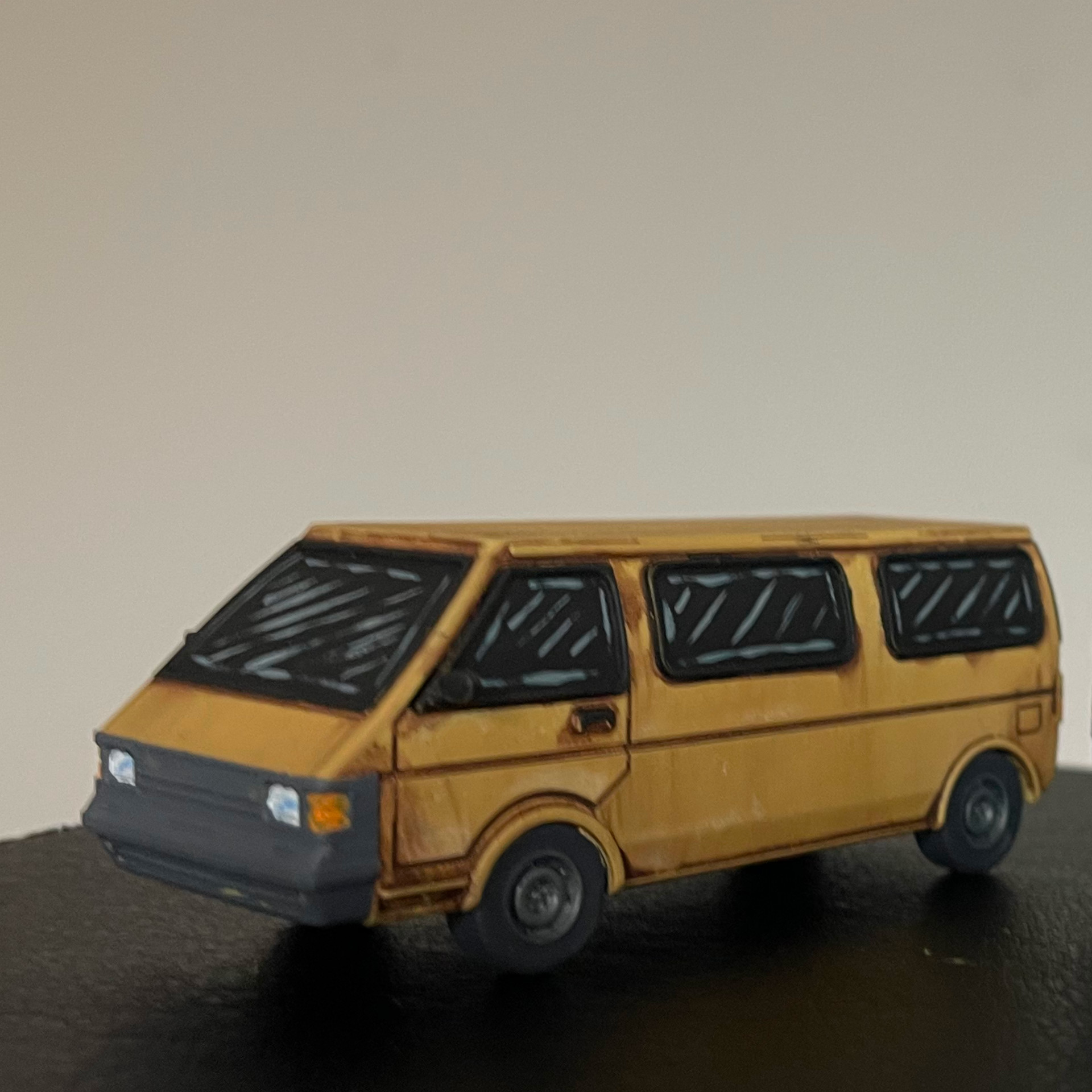 3D Printable Civilian Minivan by Modern-Miniatures.eu