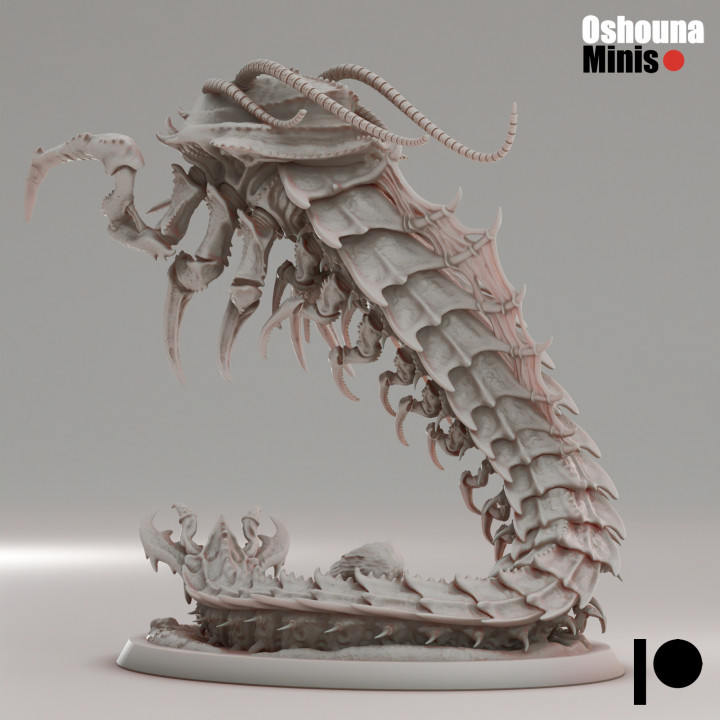 3D Printable Deep Hive - Giant Centipedes by Oshounaminis