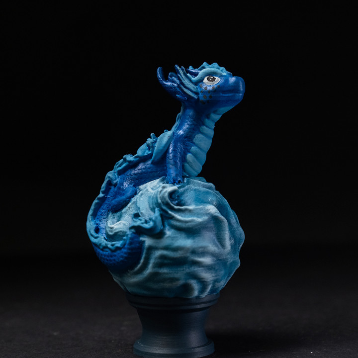 3D Printable Elemental Dragons by Stlflix