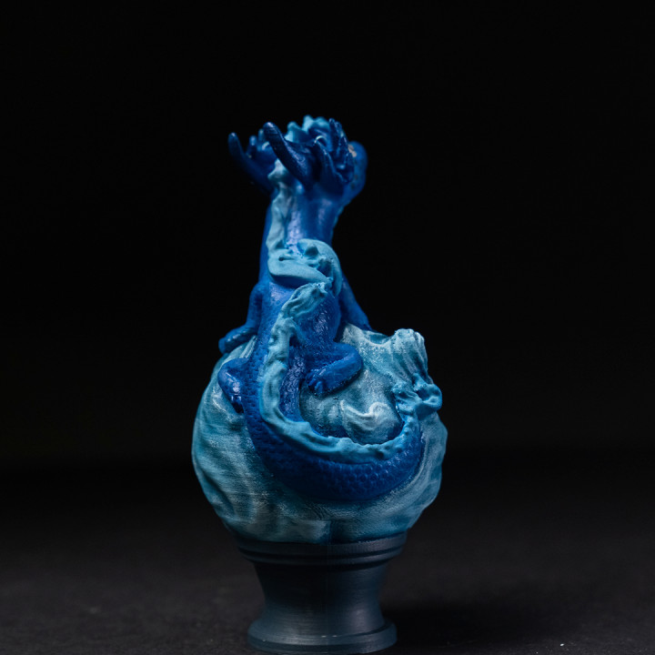 3D Printable Elemental Dragons by Stlflix