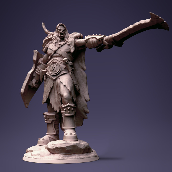 3D Printable Orc pack by clynche art