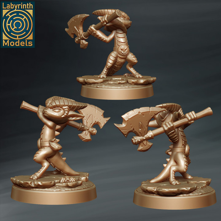 3D Printable Kobolds - 32mm scale by Labyrinth Models