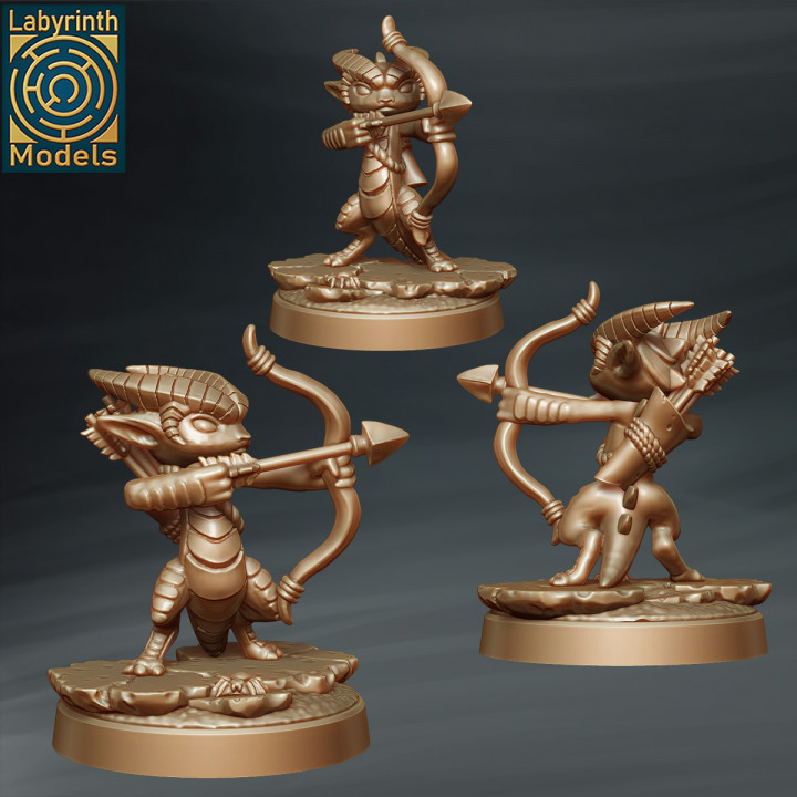 3D Printable Kobolds - 32mm scale by Labyrinth Models