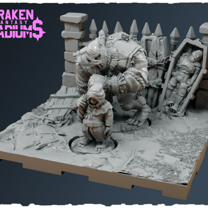 3D Printable SIDE-LINE STUFF "PACK THREE" by Kraken 3D Studios