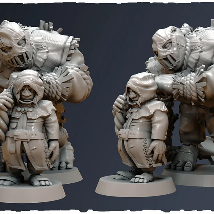 3D Printable SIDE-LINE STUFF "PACK THREE" by Kraken 3D Studios