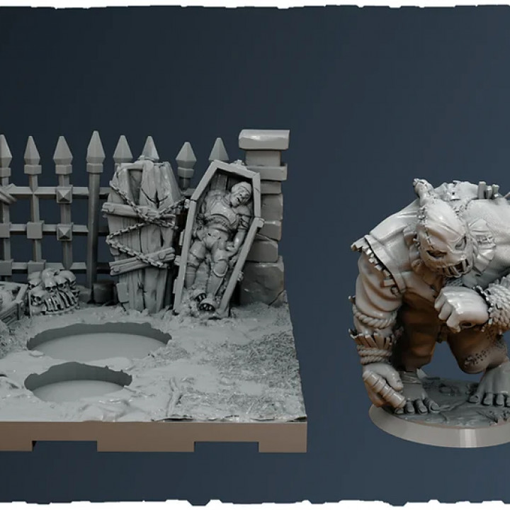 3D Printable SIDE-LINE STUFF "PACK THREE" by Kraken 3D Studios