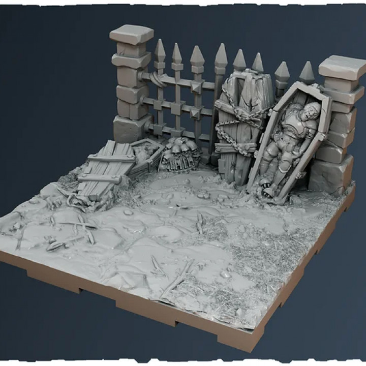 3D Printable SIDE-LINE STUFF "PACK THREE" by Kraken 3D Studios