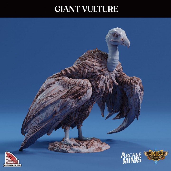 3D Printable Giant Vulture by Sordane Publishing