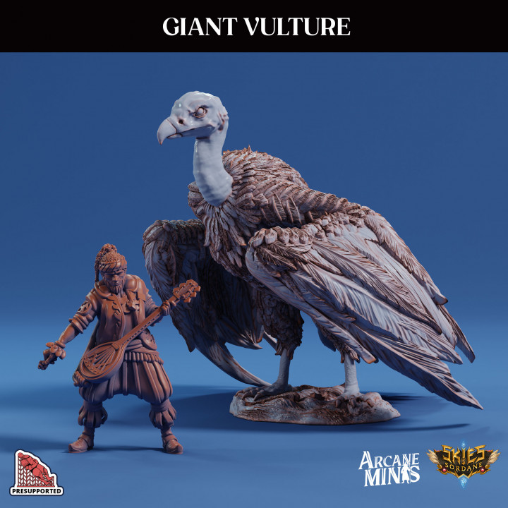 3D Printable Giant Vulture by Sordane Publishing