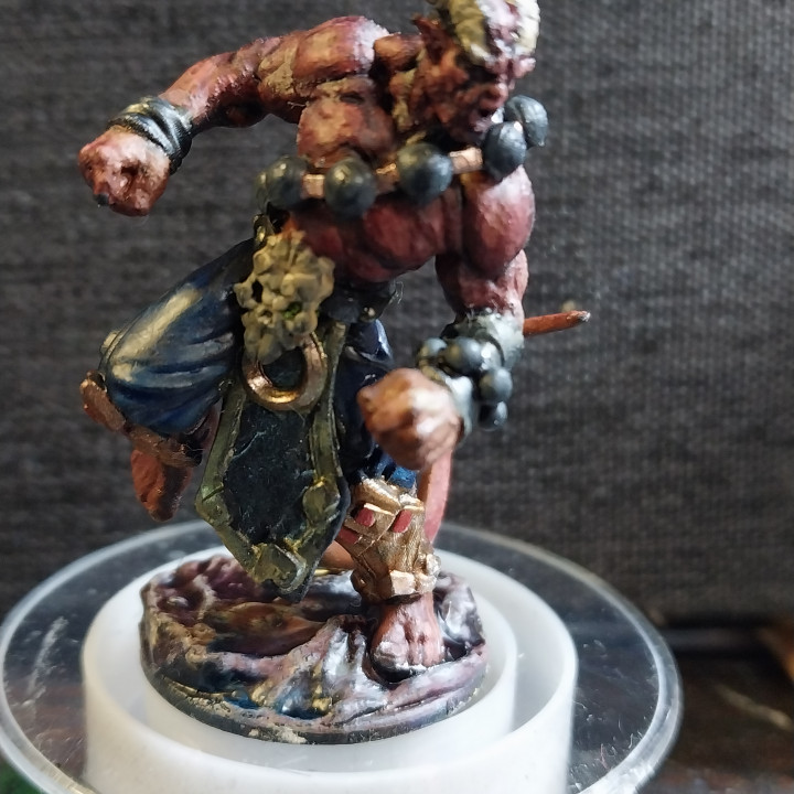 3D Print of Infernal Monk-Male (Sample) by NerdicusMaximus