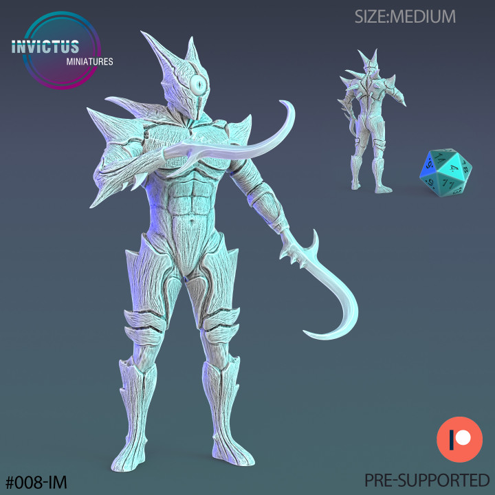 3D Printable One Eye Allien Infantry / Claw Warrior / Space Cyclops ...