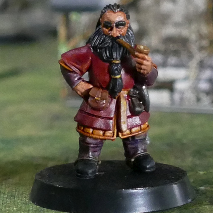 3D Print of Dwarf Smoking Pipe by LineLynx