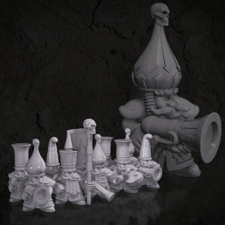 3D Printable Anvilbreakers- Dwarfs of Chaos army pack (presupported) by ...