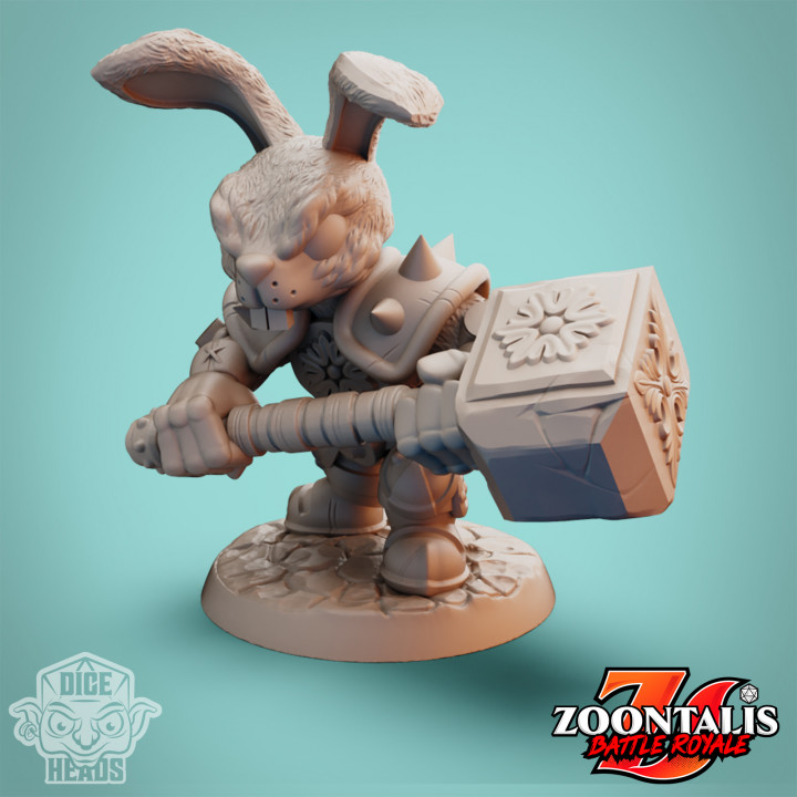 3D Printable Rabbit Collection (pre-supported included) by Dice Heads