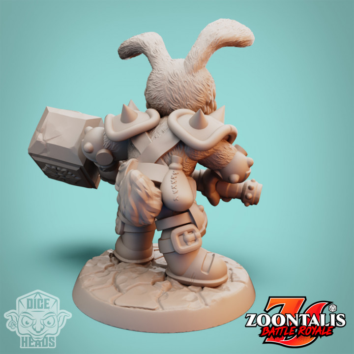 3D Printable Rabbit Collection (pre-supported included) by Dice Heads