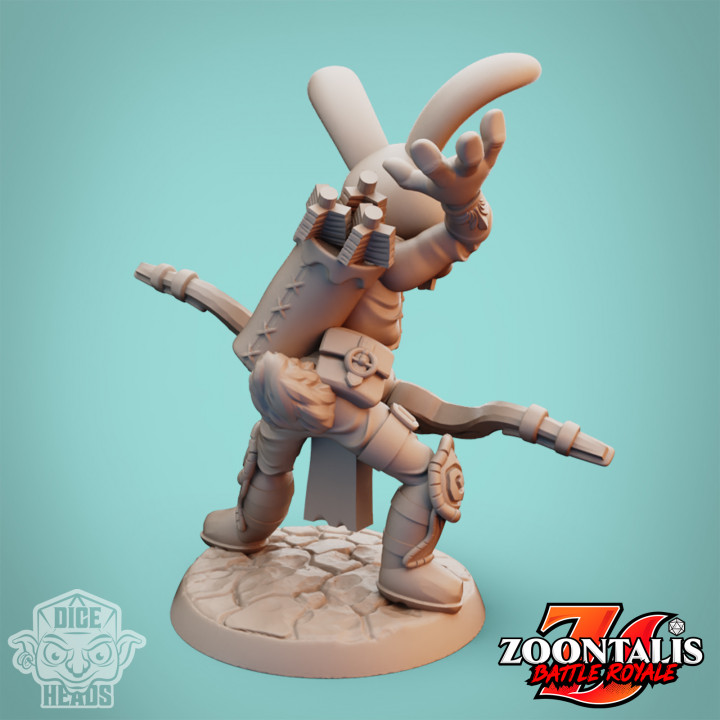 3D Printable Rabbit Collection (pre-supported included) by Dice Heads
