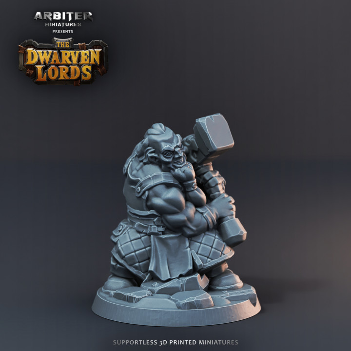 3D Printable Arbiter Miniatures Kickstarter 7: The Dwarven Lords by ...