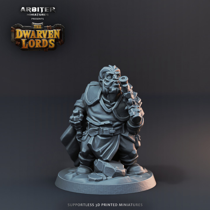 3D Printable Arbiter Miniatures Kickstarter 7: The Dwarven Lords by ...