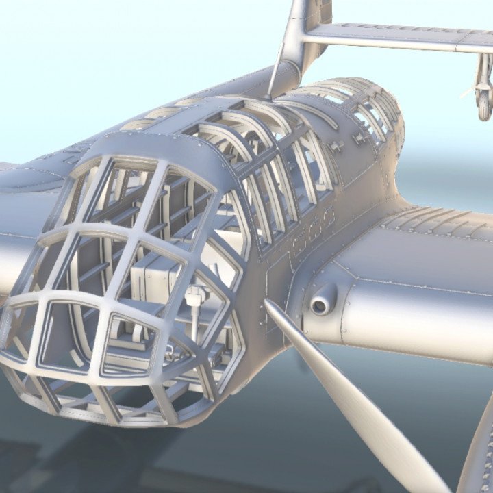 3D Printable Focke-Wulf Fw 189 - Germany Eastern Western Front Normandy Stalingrad Berlin Bulge ...