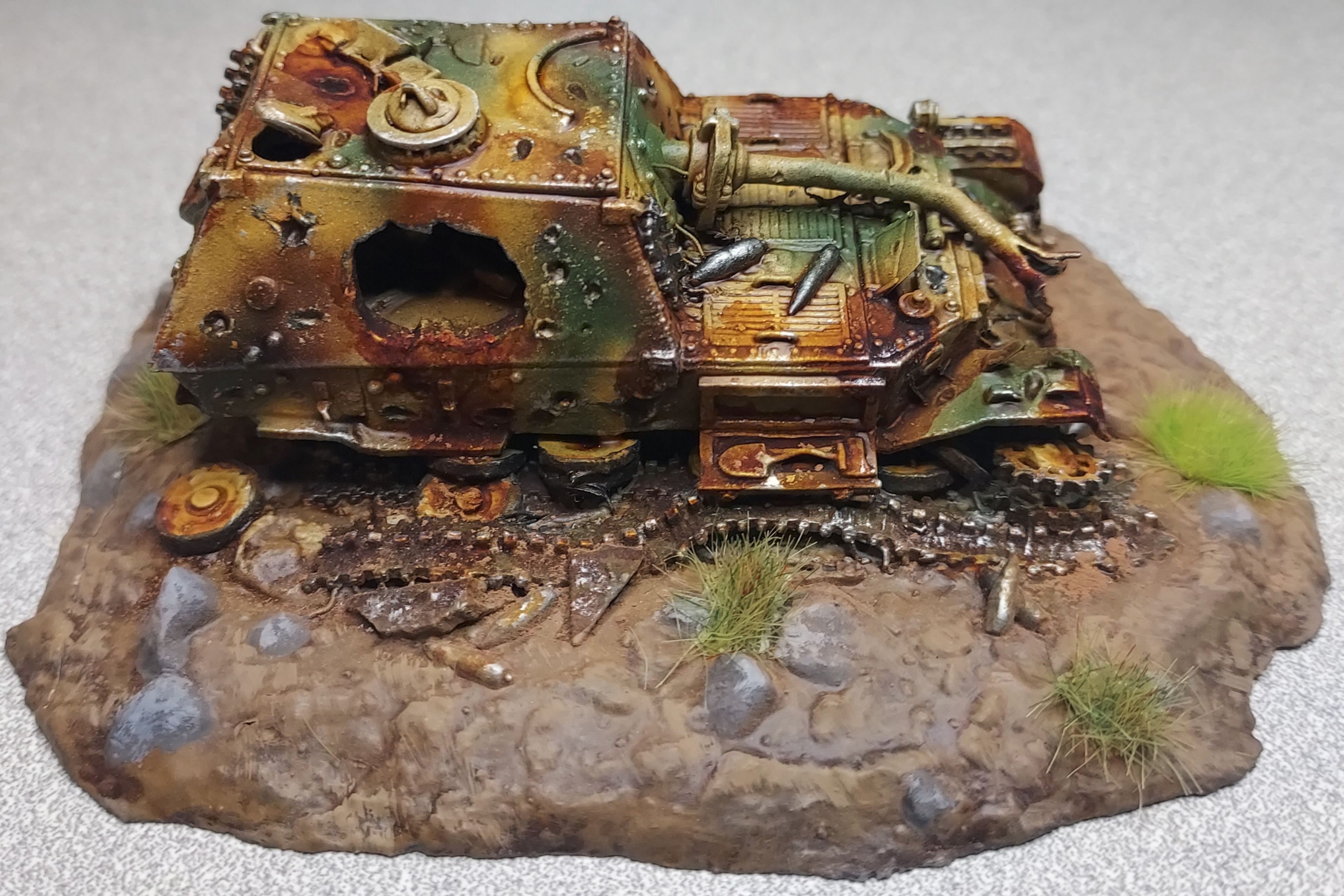 3D Printable Ferdinand tank carcass - Germany Eastern Western Front ...