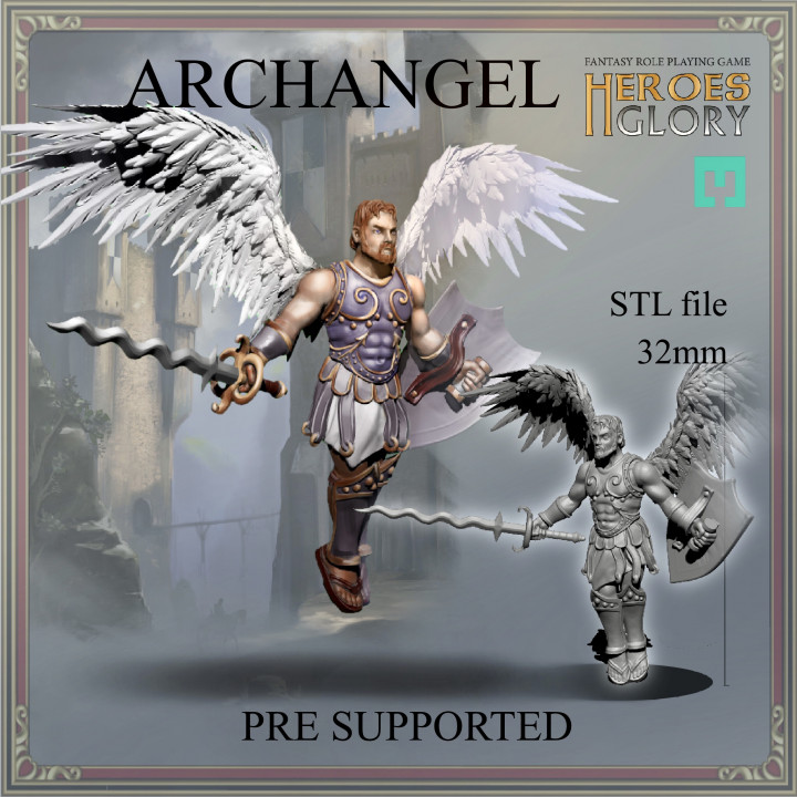 3D Printable Angel + Archangel Bundle (Heroes Glory) by Tiny Furniture