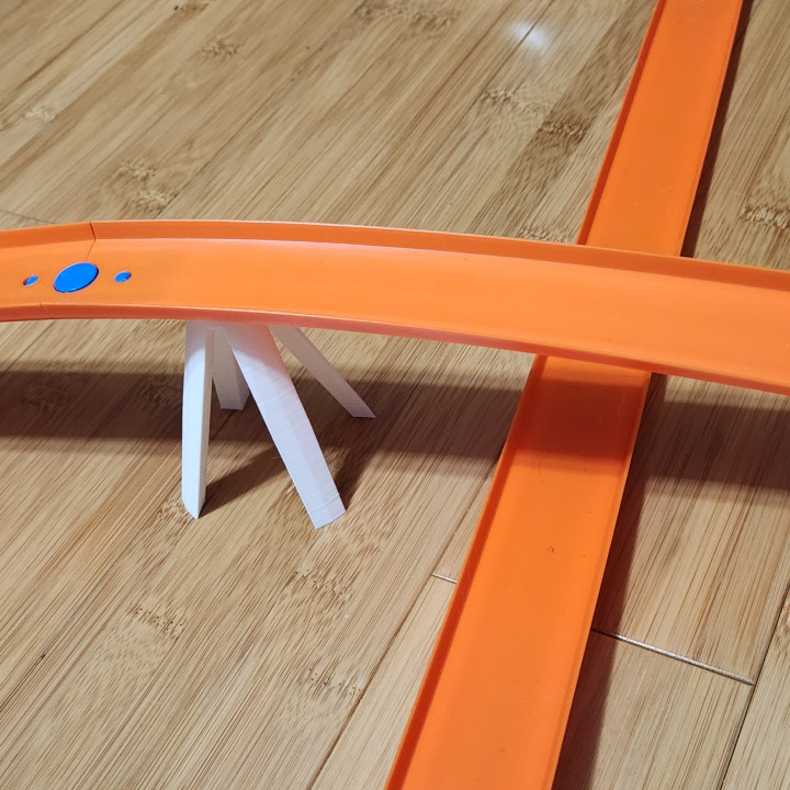 3D Printable Matchbox Car Track Stand by Thomas Pedersen