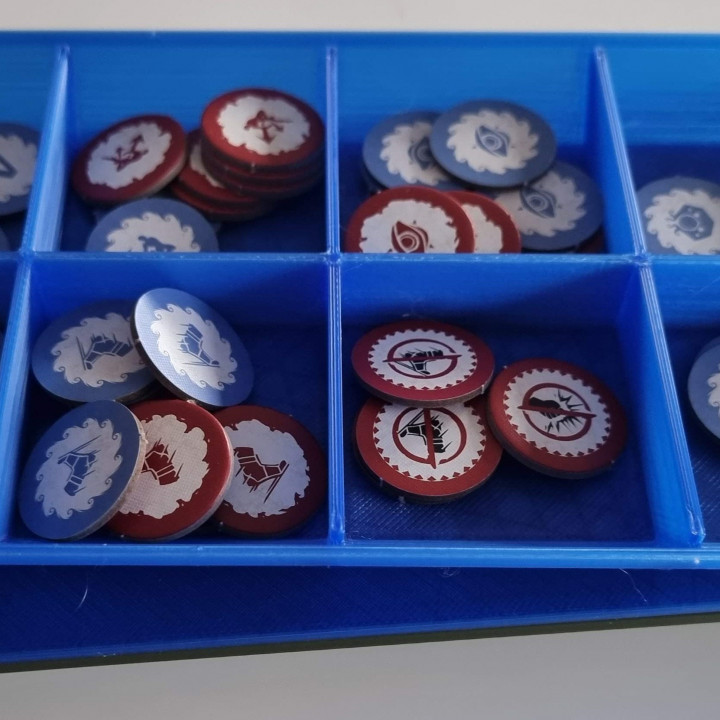 3D Printable AnySize Token Box by Svend Feldt