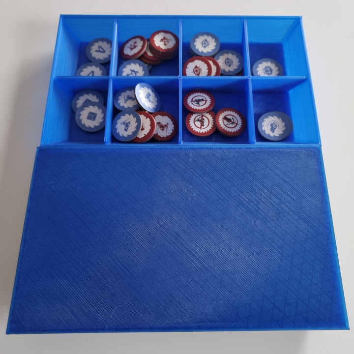 3D Printable AnySize Token Box by Svend Feldt