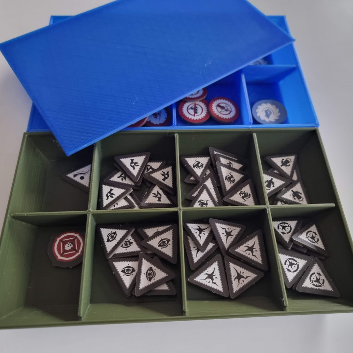 3D Printable AnySize Token Box by Svend Feldt