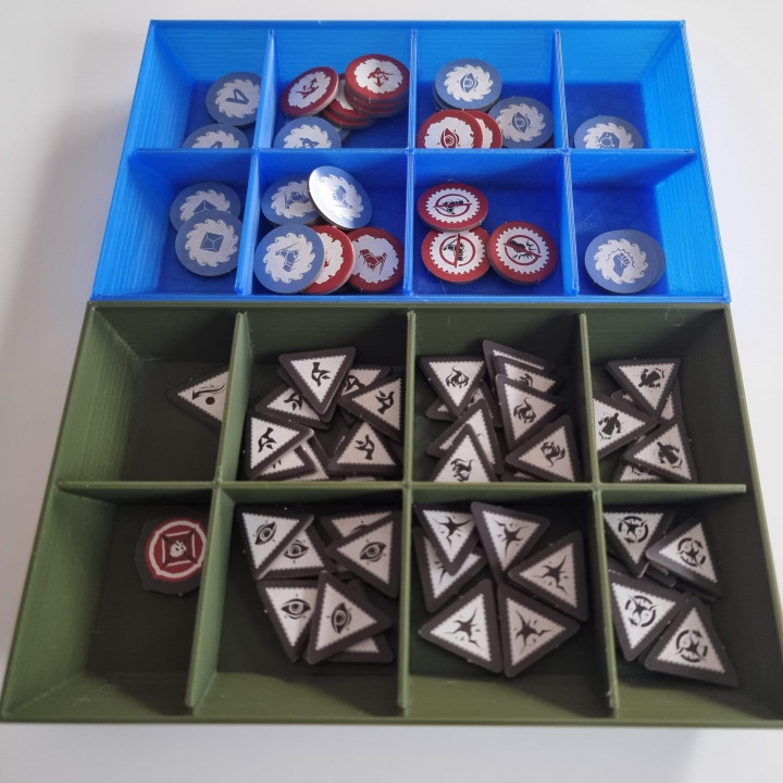 3D Printable AnySize Token Box by Svend Feldt