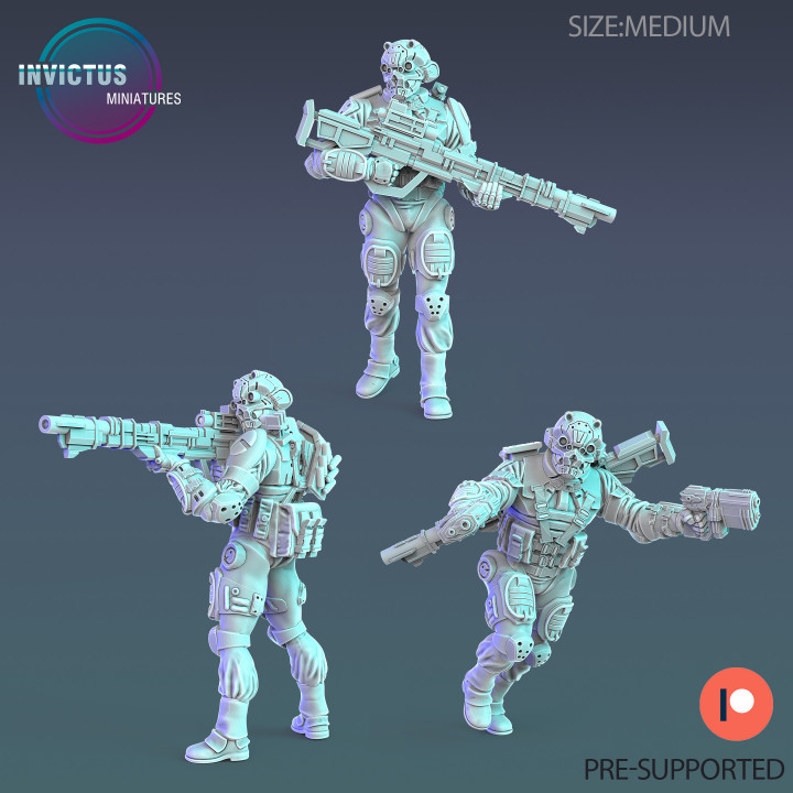 3D Printable Night Vision Infantry Set / Space Soldier / Cyberpunk ...