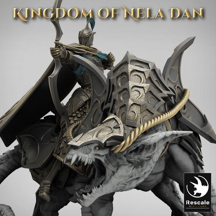 3D Printable Archer Elves on Siri Basic by Rescale Miniatures