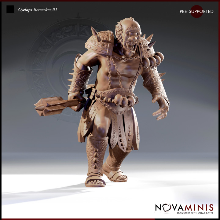 3D Printable Cyclops Berserker 01 by NovaMinis