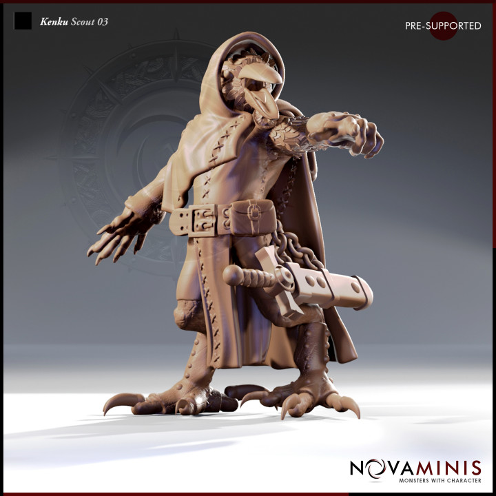 3D Printable The Black Blood Company: Catapult Crew by NOVAMINIS