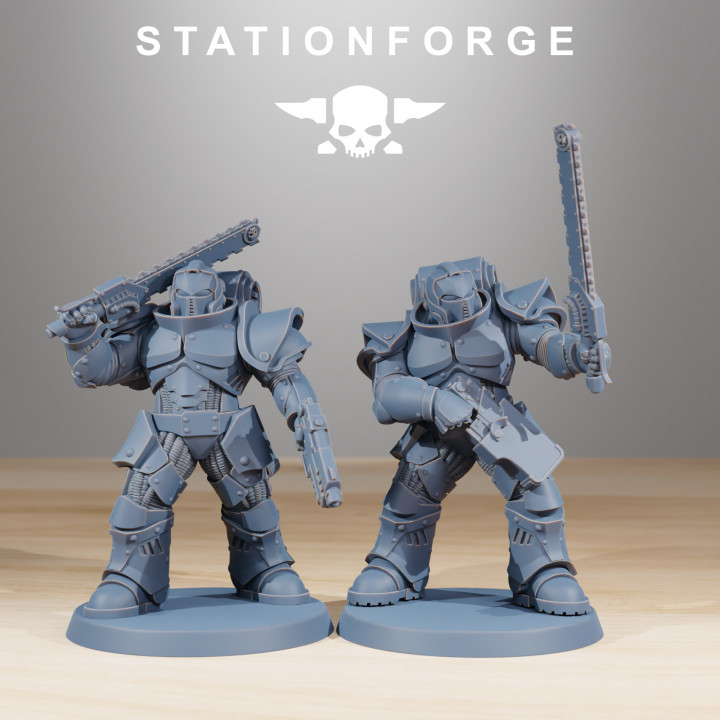3D Printable Socratis Melee Infantry by Station Forge