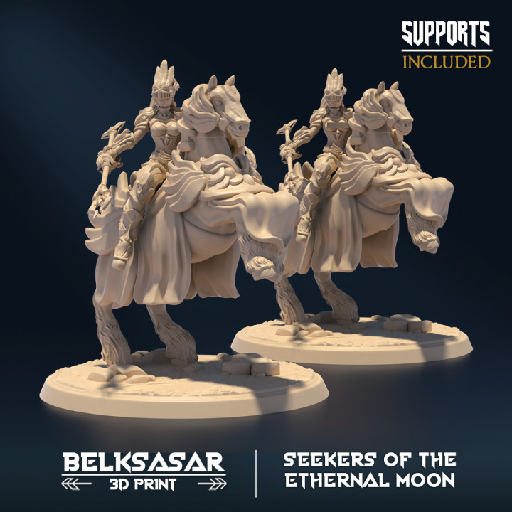 3D Printable Ethernal Moon Rider A All Variant by Belksasar