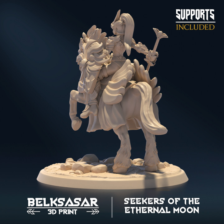 3D Printable Ethernal Moon Rider B by Belksasar