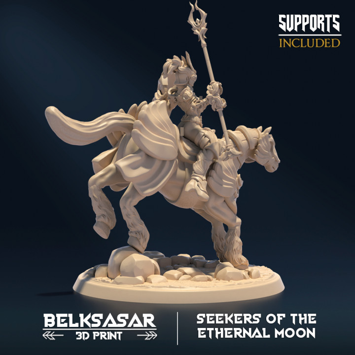 3D Printable Ethernal Moon Rider C Variant 2 by Belksasar