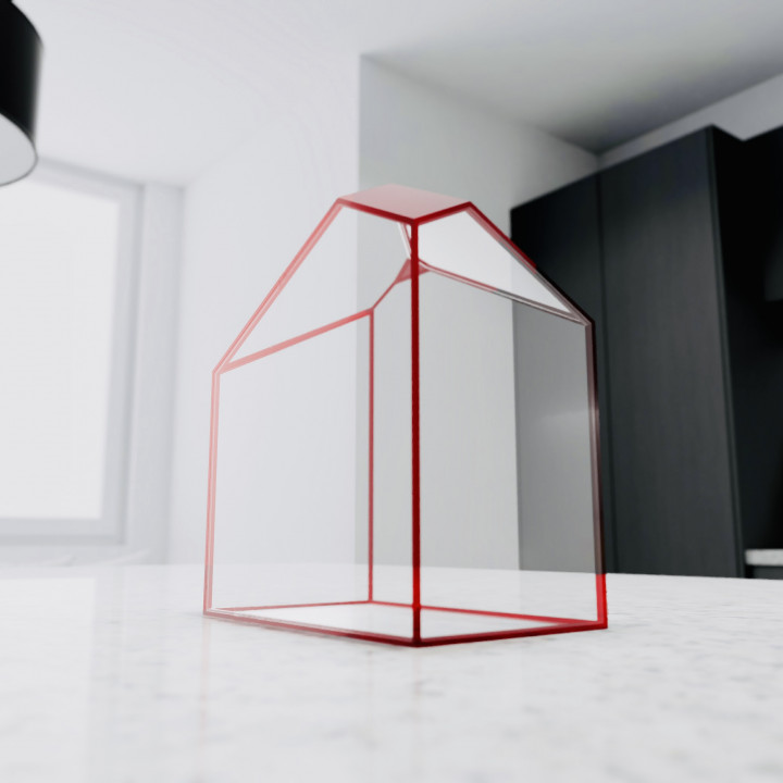 3D Printable TERRARIUM / MOSSARIUM FRAME by Lazy Bear