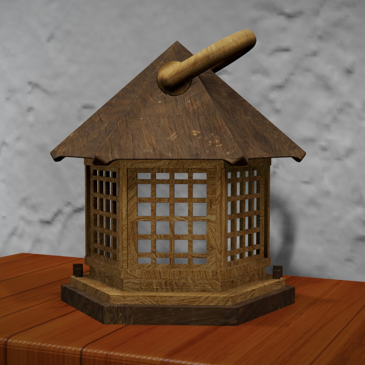 3D Printable LUXURY TRADITIONAL LANTERN / TABLE LIGHT by Lazy Bear