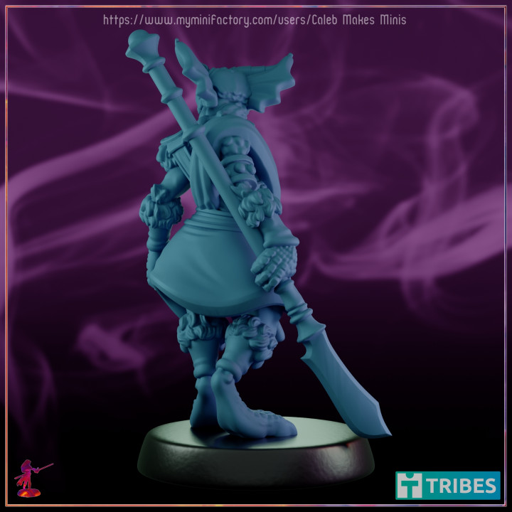 3D Printable "Wysteria" - Dragonborn Outlander [PRE-SUPPORTED ...