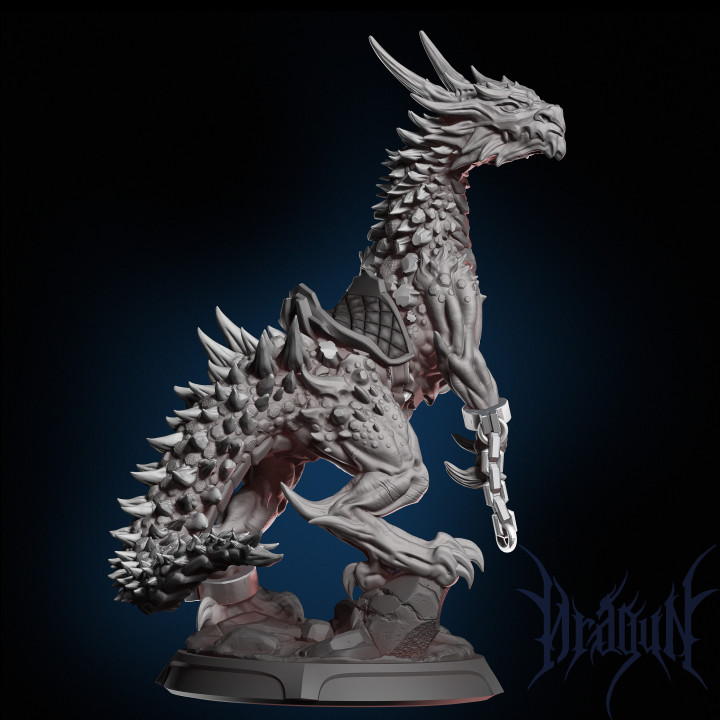 3D Printable Unchained Drake Boss by Dragun Studios