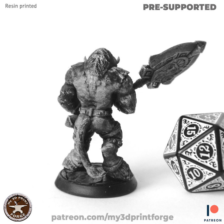 3D Printable Gamon Tauren Two models by My3DPrintForge