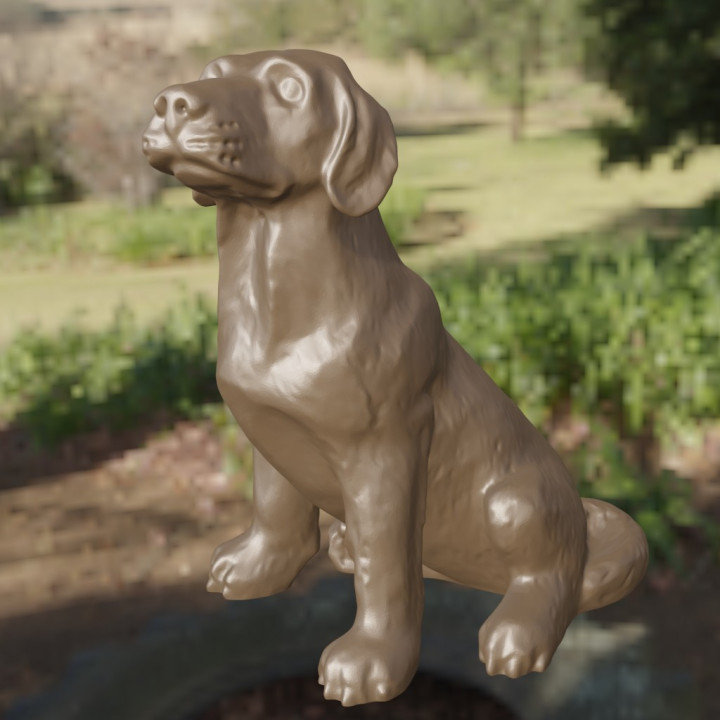 3D Printable Labrador by anthony