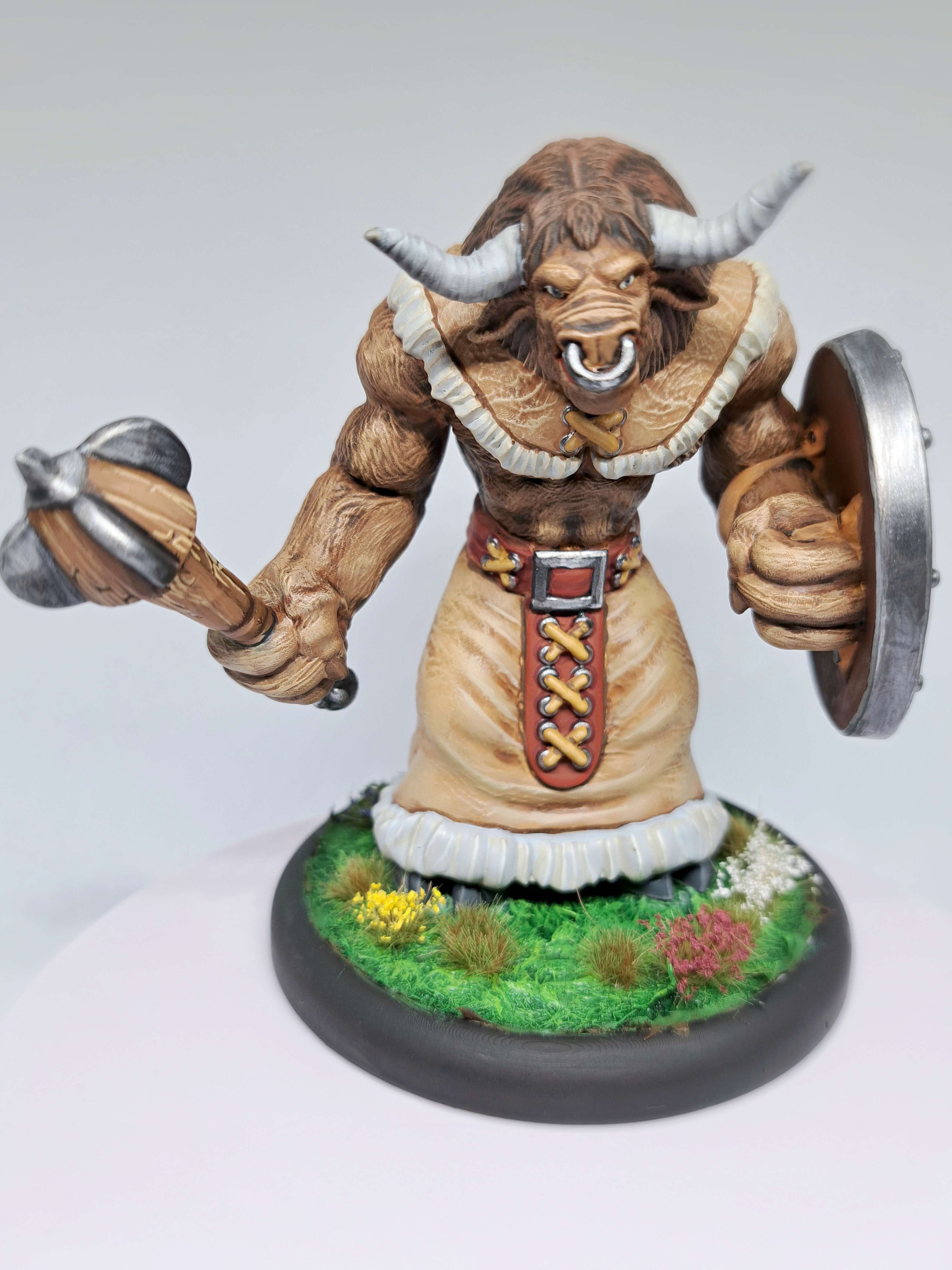 3D Printable Tauren Shaman Attack by My3DPrintForge