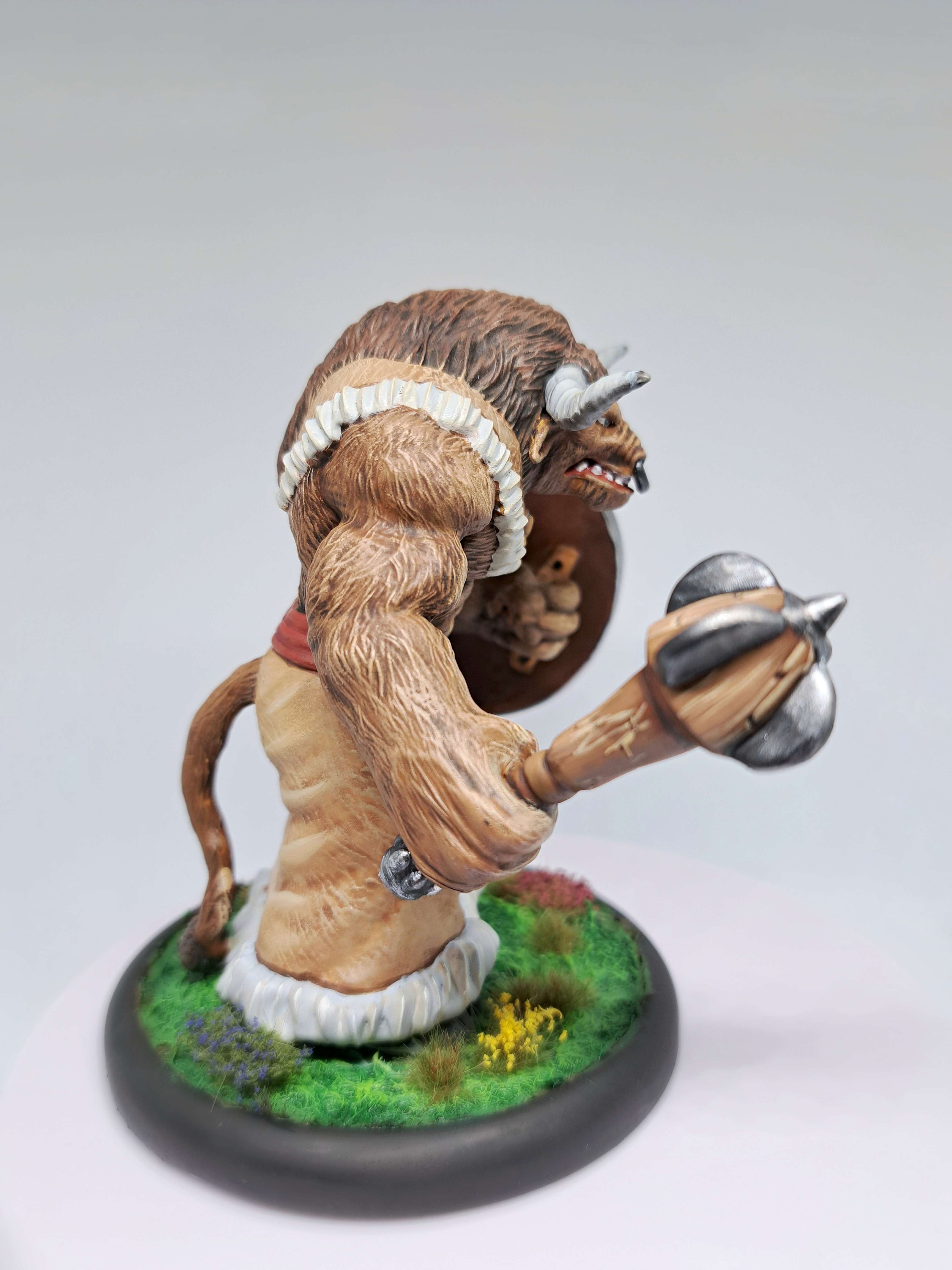 3D Printable Tauren Shaman Attack by My3DPrintForge