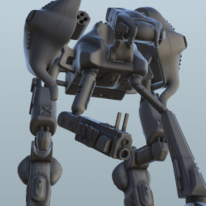 3D Printable Robot EVA - Future Sci-Fi SF Post apocalyptic Tabletop ...